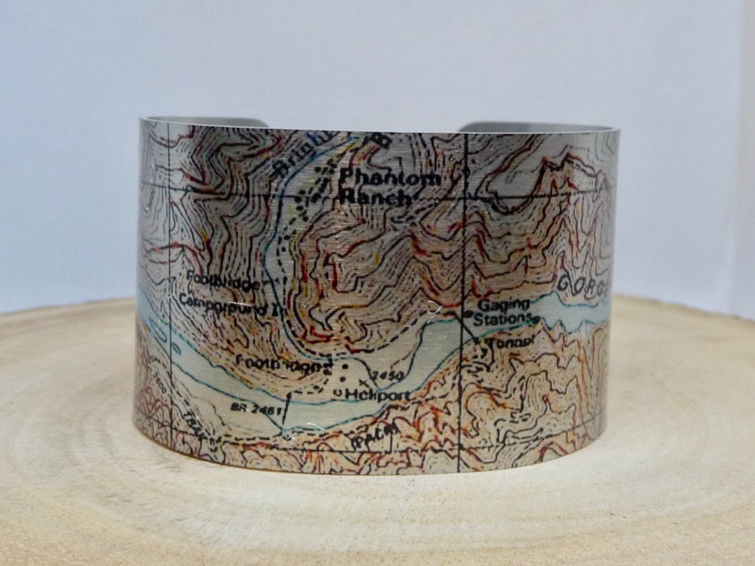 Phantom Ranch Arizona Map Cuff Bracelet. Limited Edition Halloween ...