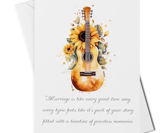 Classy Just Married Wedding Card - Etsy