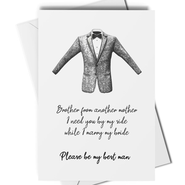 Best Man Card - Etsy UK