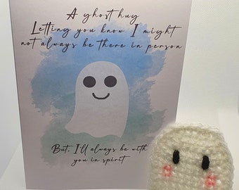 Ghost Hug Card - Etsy