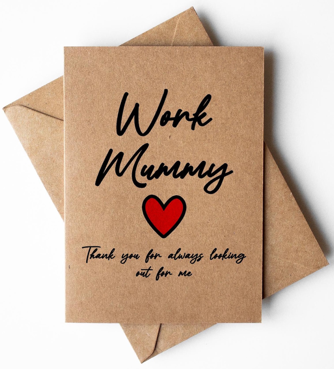 Work Mummy Card, Thank You Work Mum Card, Work Mum Leaving Card, Work ...