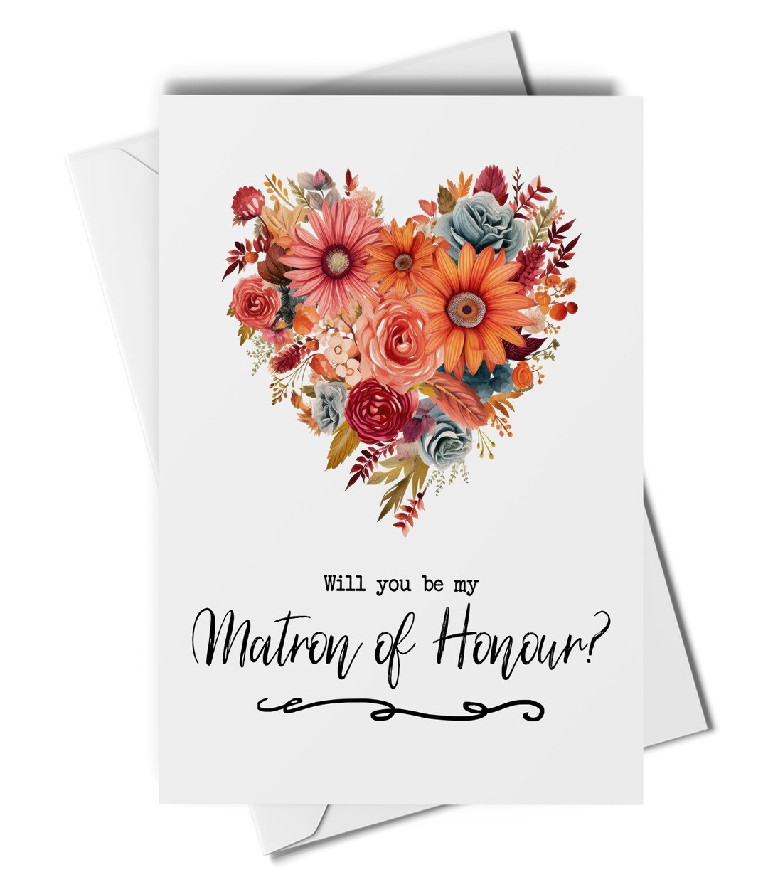 Will You Be My Matron of Honour Card, Matron of Honour Proposal Card ...