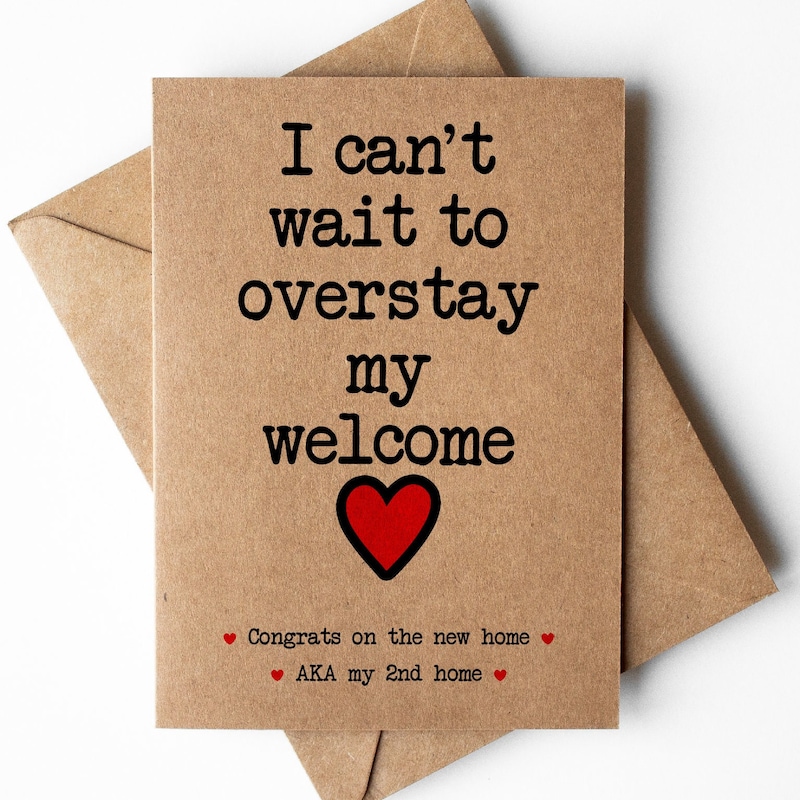 Funny New Home Card - Etsy