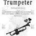 Trumpeter Definition Card, Keepsake Card for Trumpet Player, Card for ...
