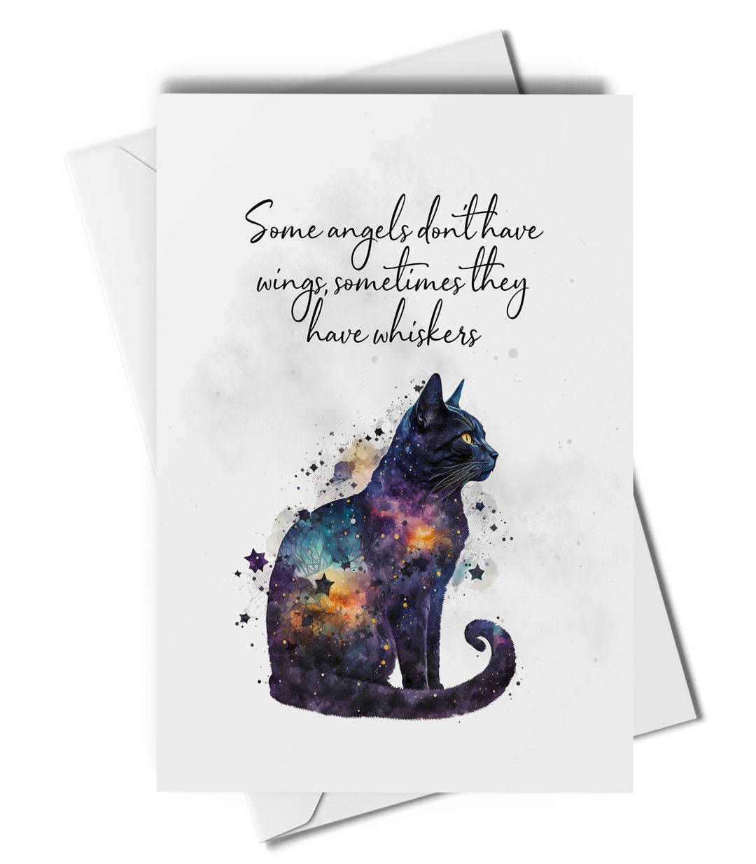 Cat Angel Card, Some Angels Don't Have Wings Sometimes They Have ...
