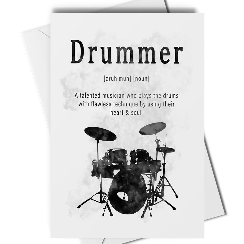 Birthday Cards Drummers - Etsy