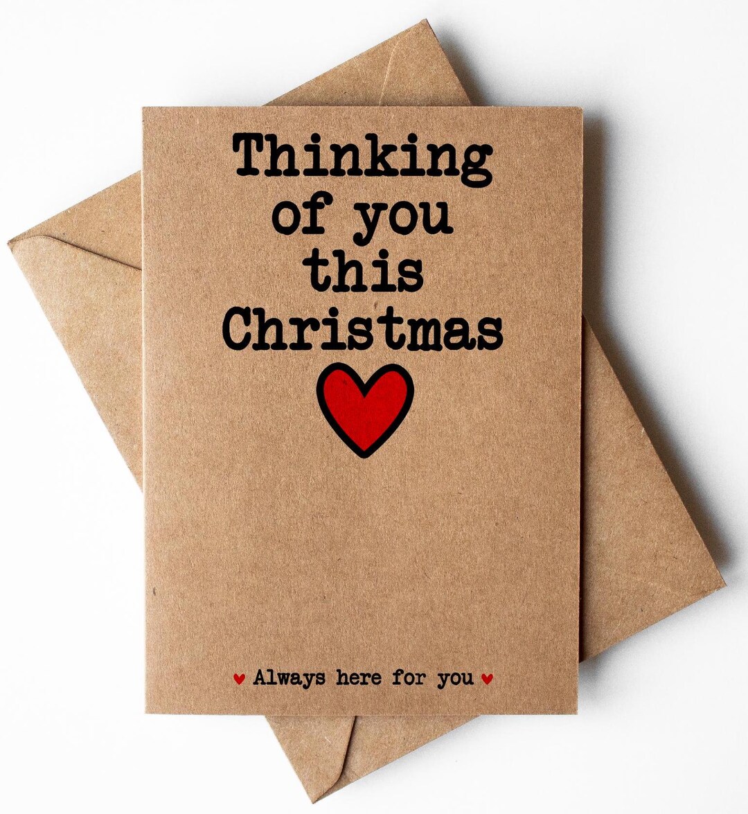 Thinking of You This Christmas Card, Grief at Christmas Card, Christmas ...