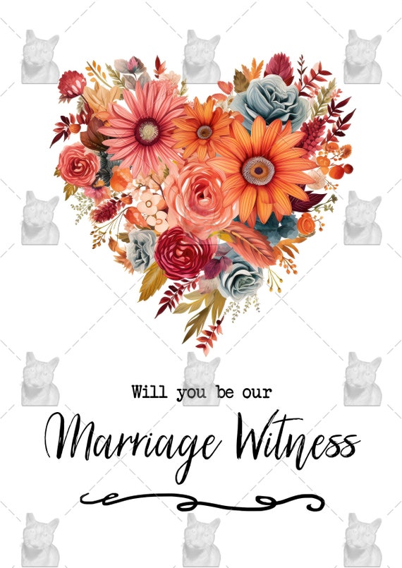 Wedding witness invitation | Beachweddingtips.com