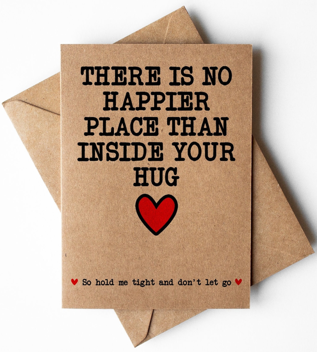 Inside Your Hug Card, Love Your Hugs Card, Hug Me Card, Anniversary ...