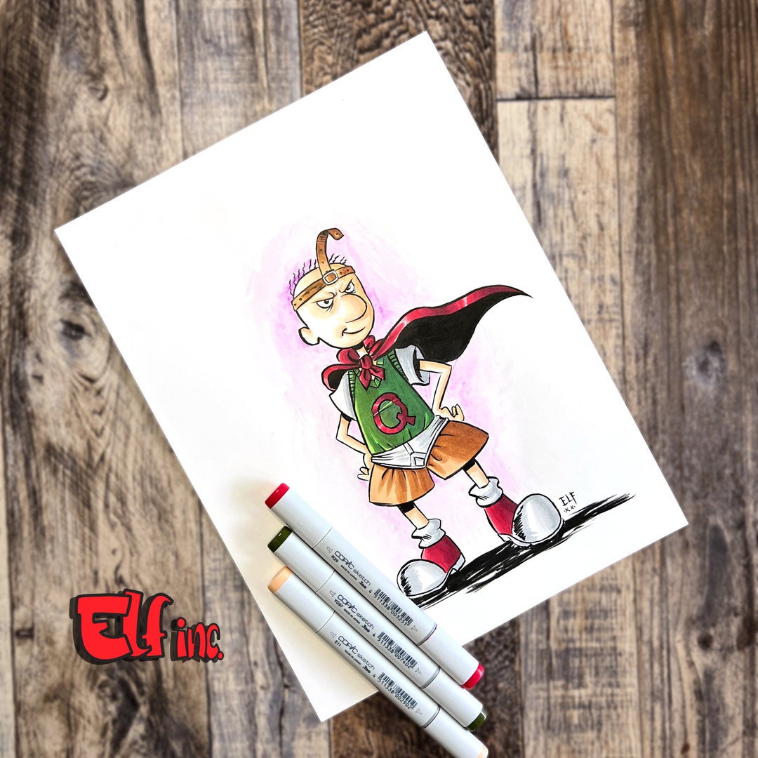 Quailman | Doug Cartoon | Original Art by “elf” - Etsy