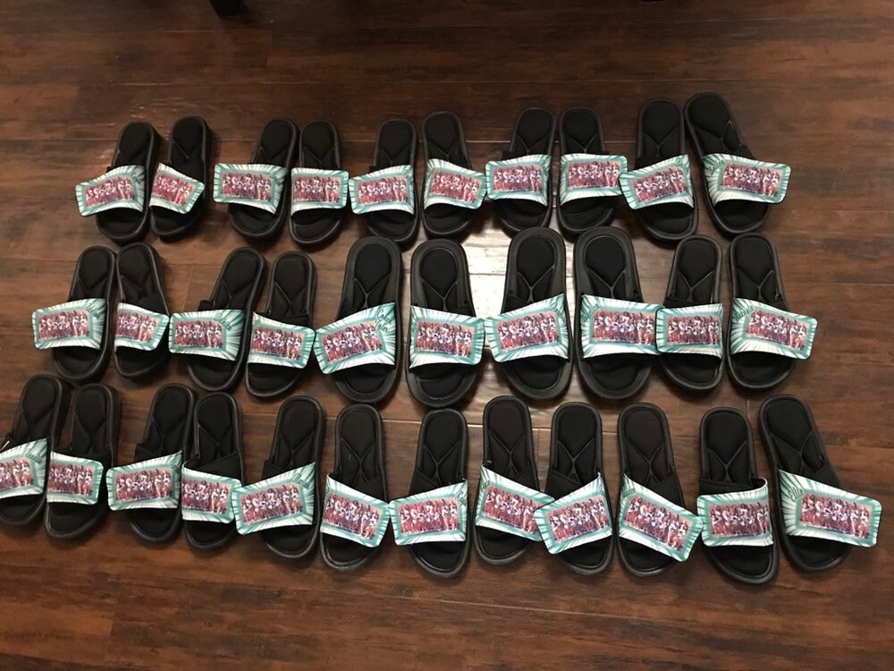 New Style Custom Cheerleader Sandals With Your Team's | Etsy