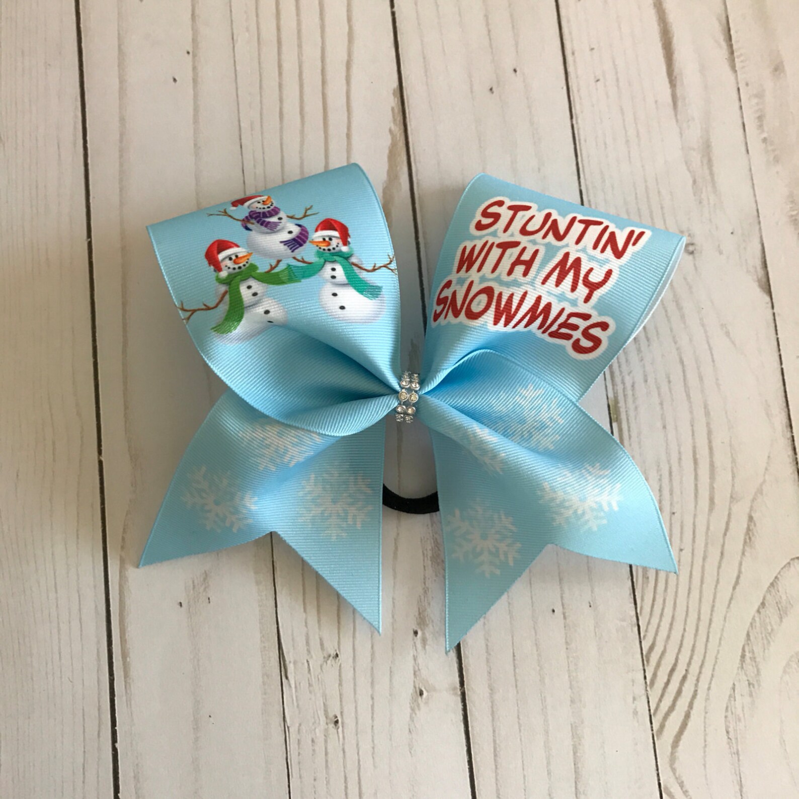Stuntin With My Snowmies, Snowman Cheer Bow. Perfect Gift for Your Pod ...