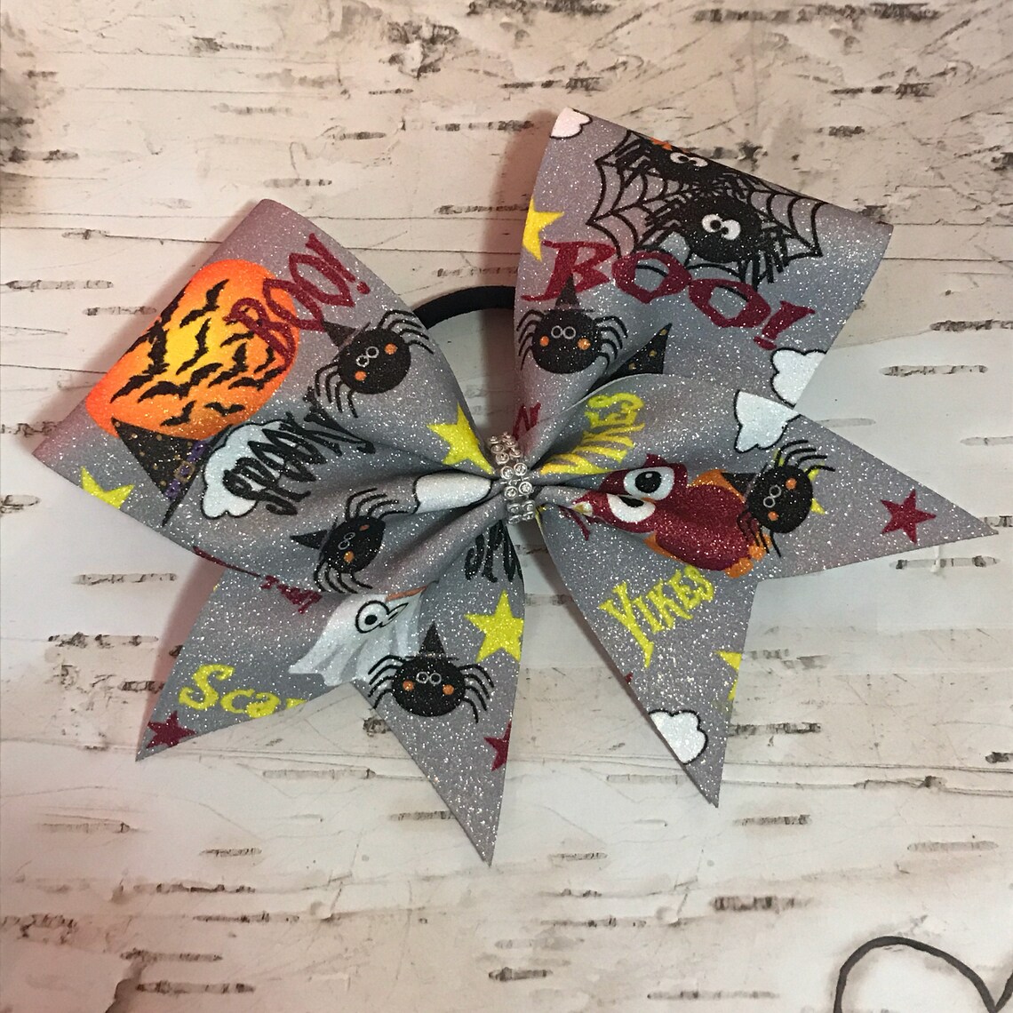 Halloween Bow Scary Bow Halloween Costume Cheer Bow Girly - Etsy