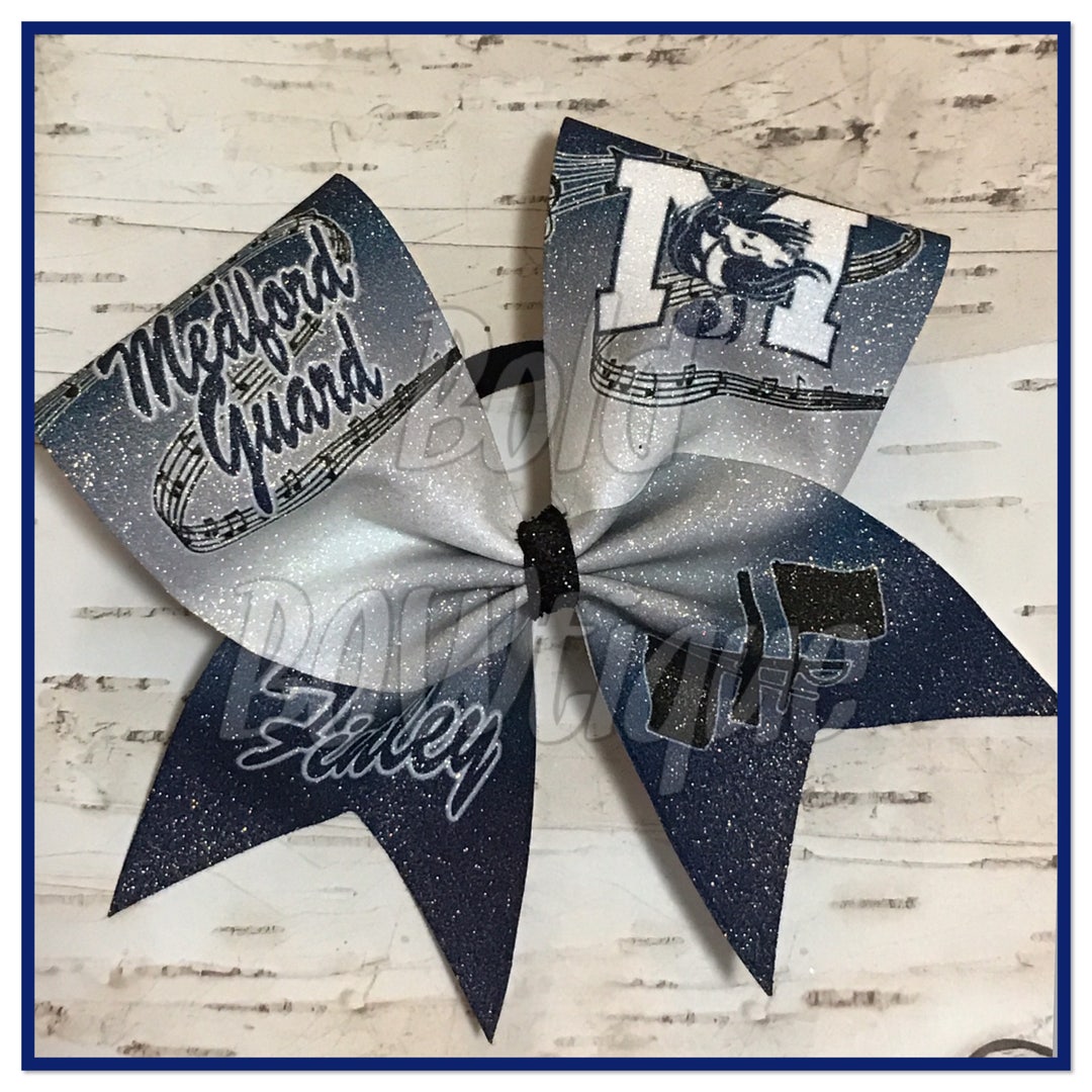 Color Guard, Drill Team or Majorette Cheer Bow Colorguard Bow - Etsy