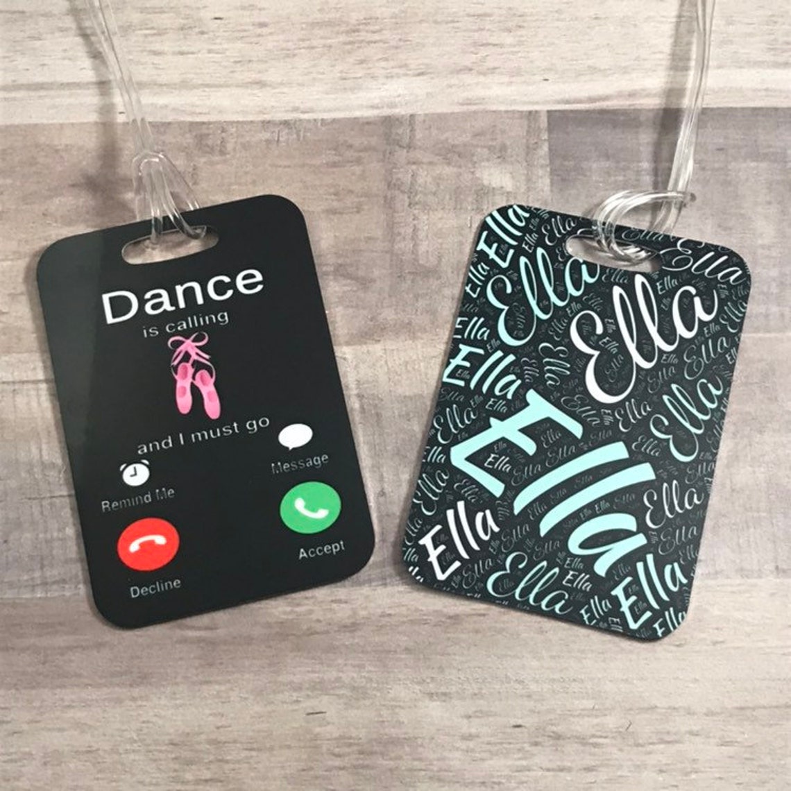 Custom Luggage Tag Custom Metal Double Sided Bag / Luggage - Etsy