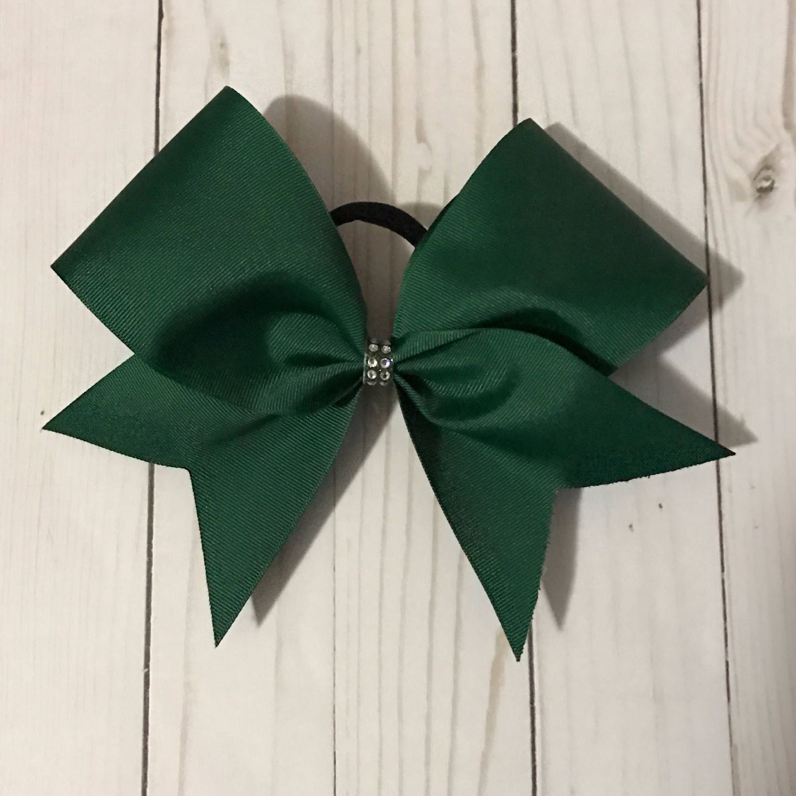 Classic, Forest Green Cheer Bow, Simple Bow, Cheap Cheer Bow, Bling ...