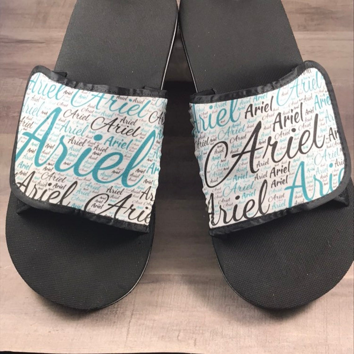 Custom Sandals Custom Slides Slides With Name Sandals With - Etsy