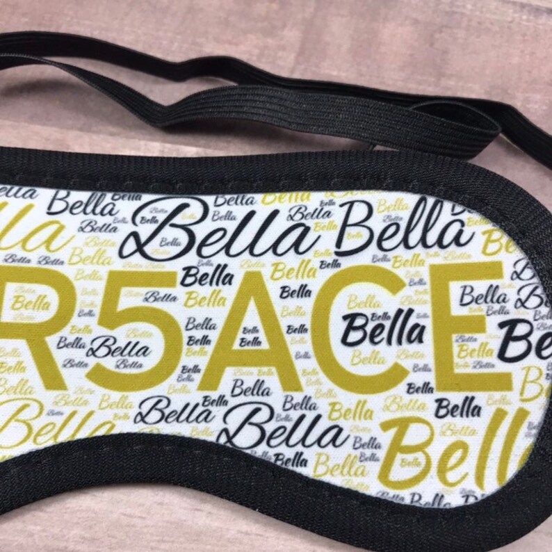 Custom cheer sleep masks sleeping masks cheerleading mask | Etsy