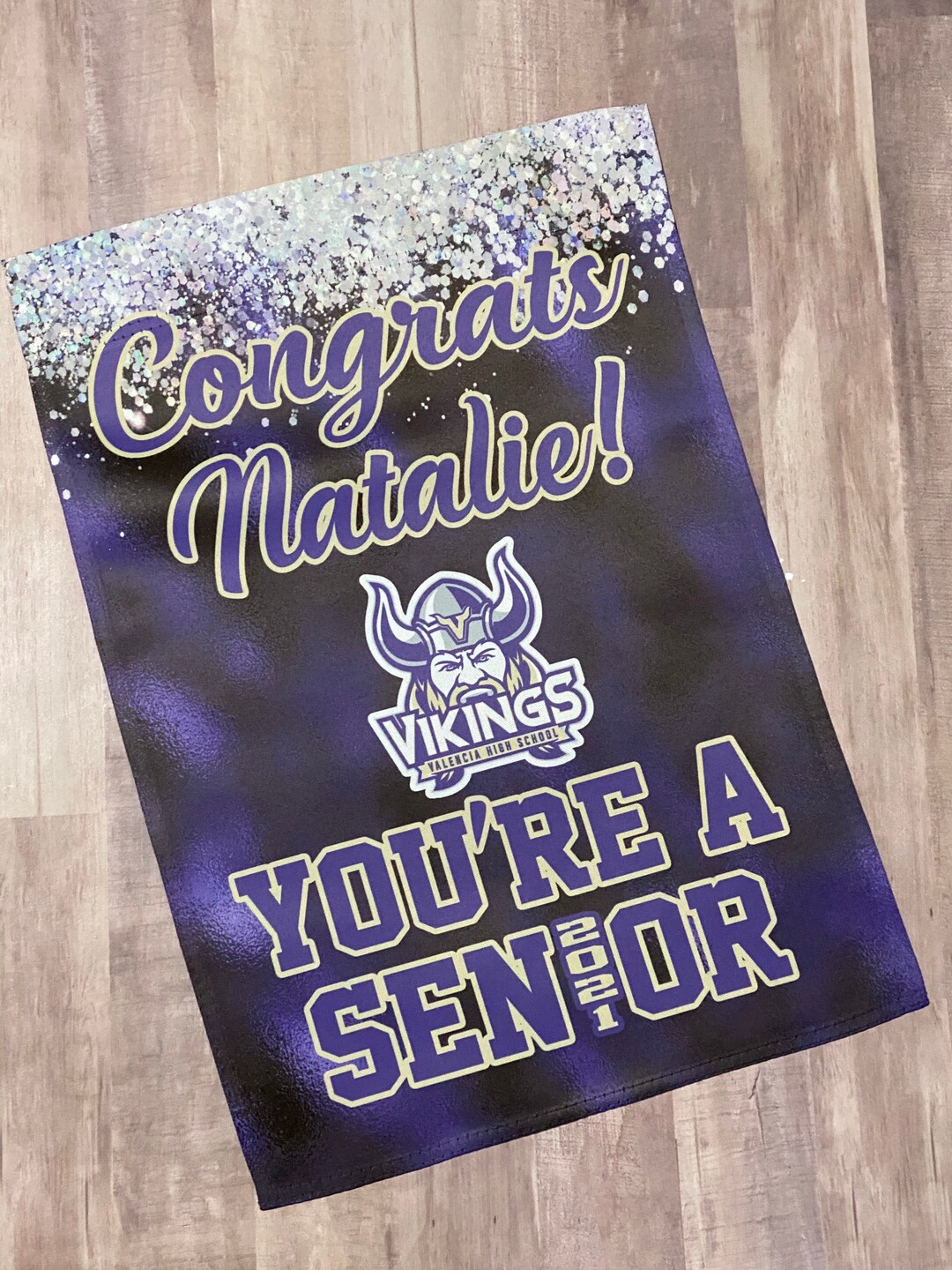 This is the Perfect Printed Glitter 2021 Senior Flag for Your Favorite ...