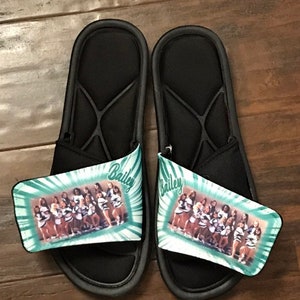 New Style! Custom Cheerleader Sandals With Your Team's Photo, Custom ...