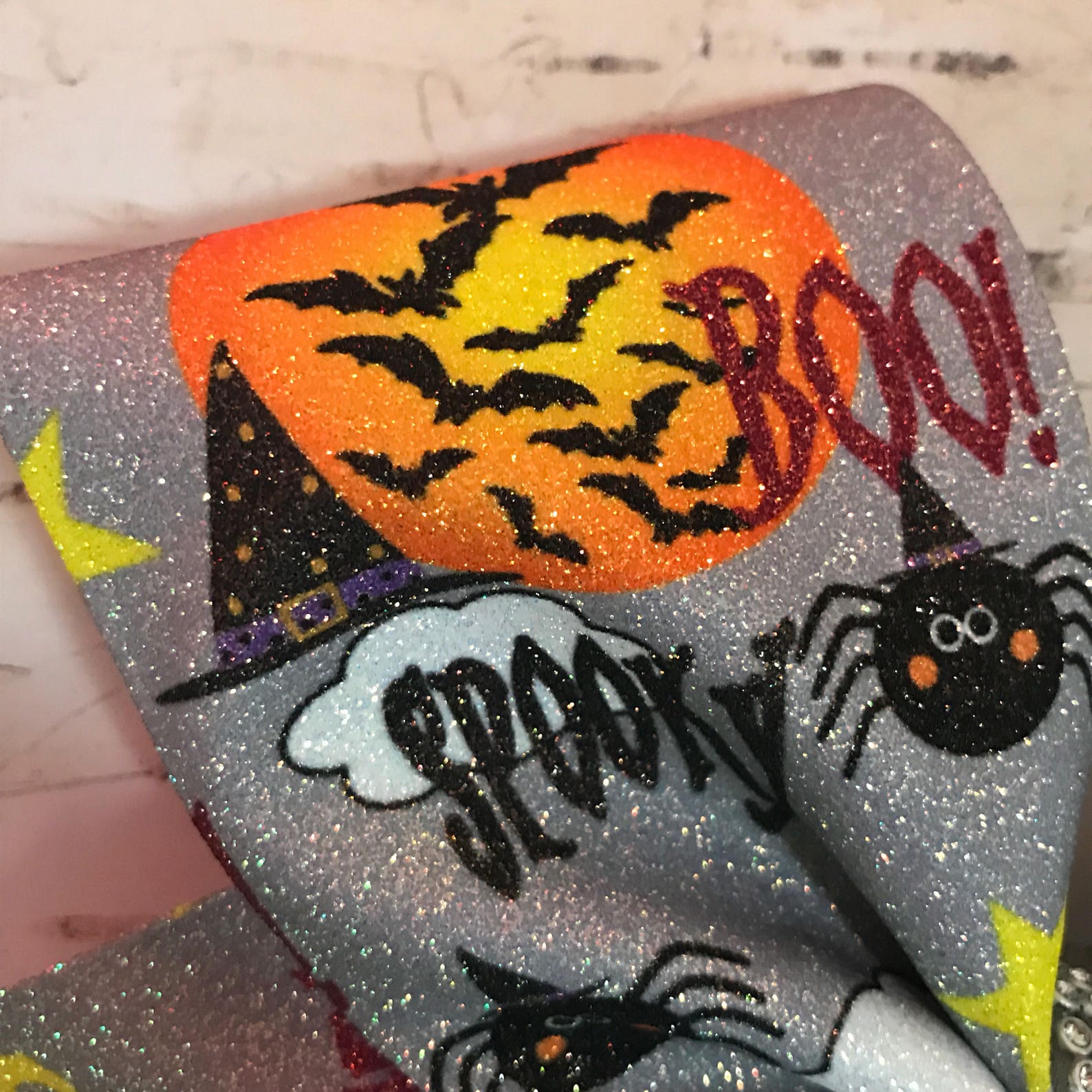 Halloween Bow Scary Bow Halloween Costume Cheer Bow Girly - Etsy