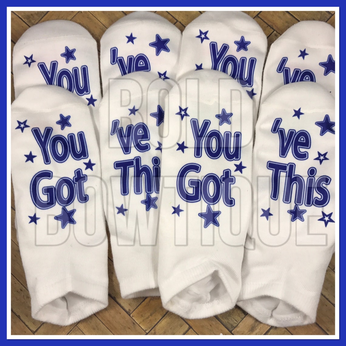 Custom Cheer Socks NOT Vinyl You've Got This Team Name | Etsy