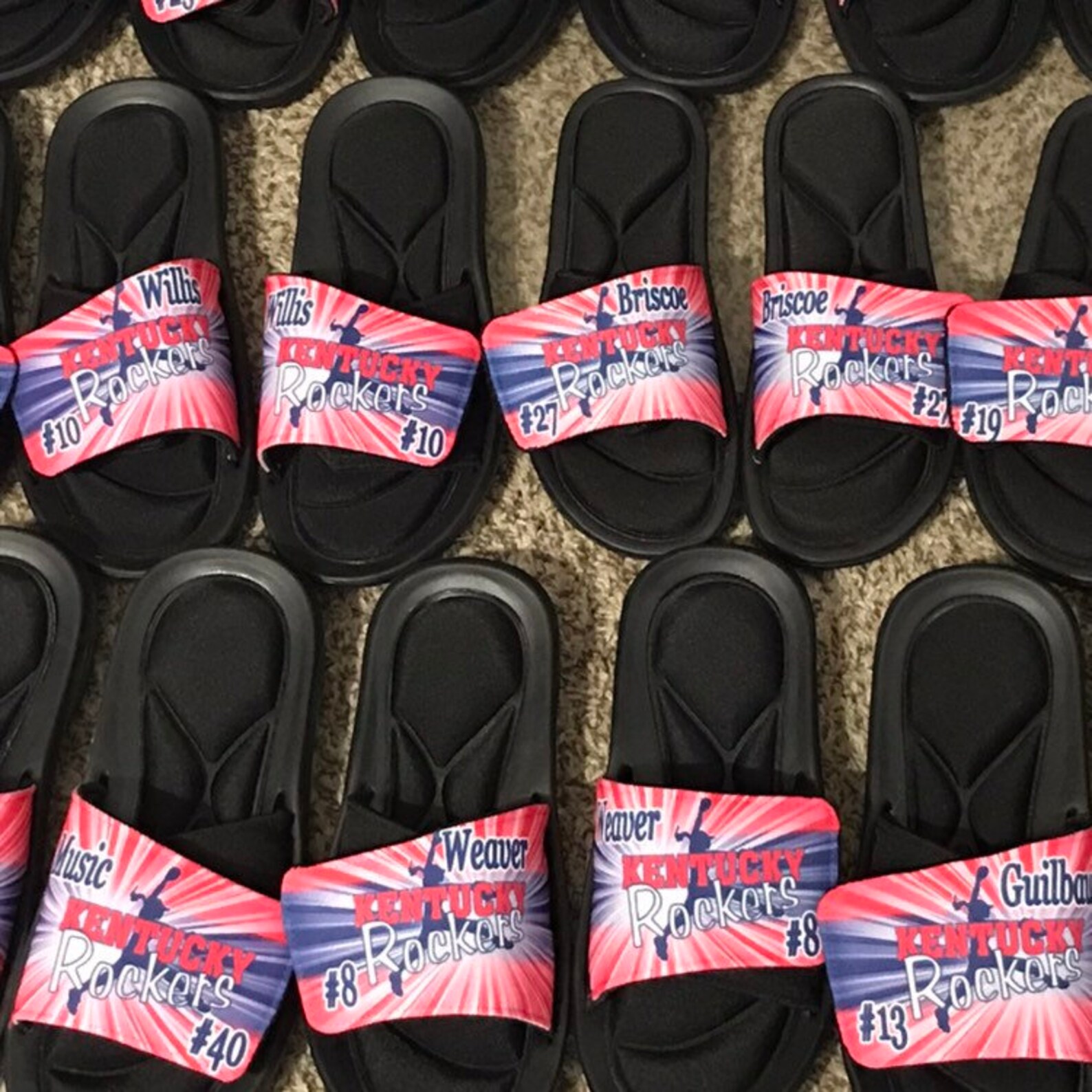 New Style Custom Softball Sandals Custom Softball Slides - Etsy