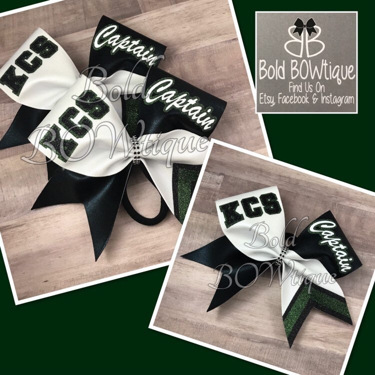 Cheer Captain Cheer Bow, High School Sideline Bow, Competition Cheer ...