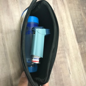 Custom Outdoor Allergy Themed Insulated Inhaler and Spacer Bag, School ...