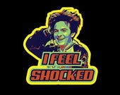 I Feel Shocked Dodgeball Sticker - Etsy