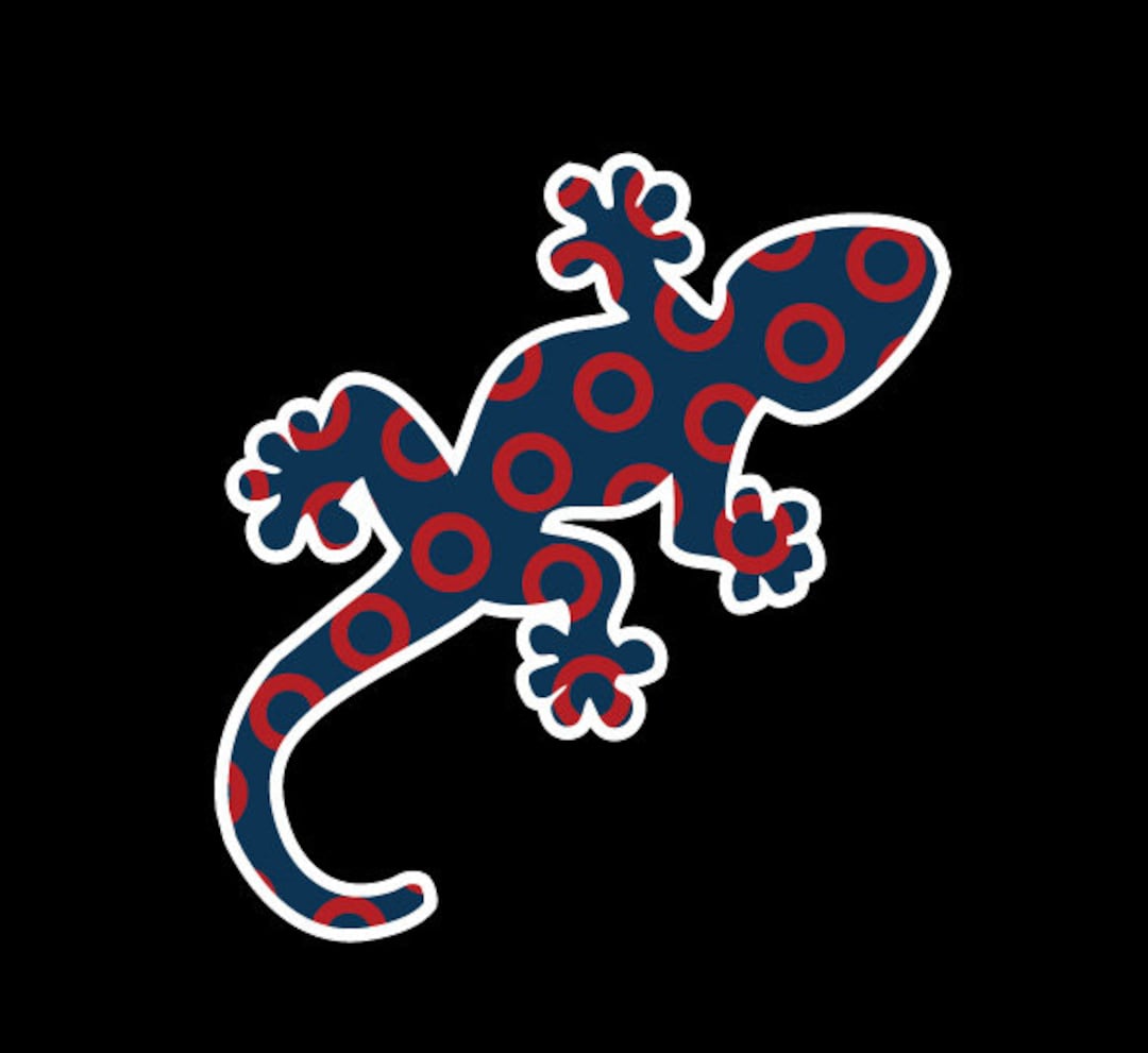 Phish Lizard Donut Sticker Etsy