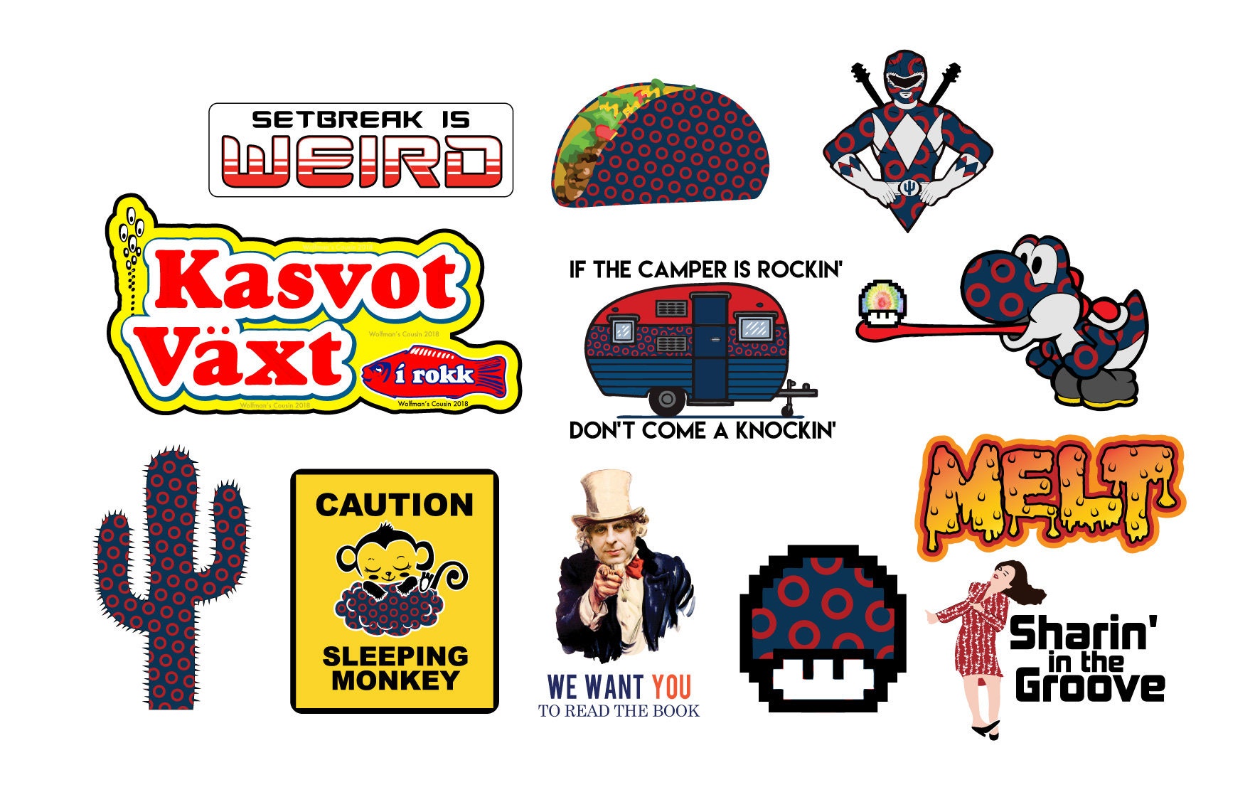 Sticker 5 Pack Any From Shop Your Pick - Etsy