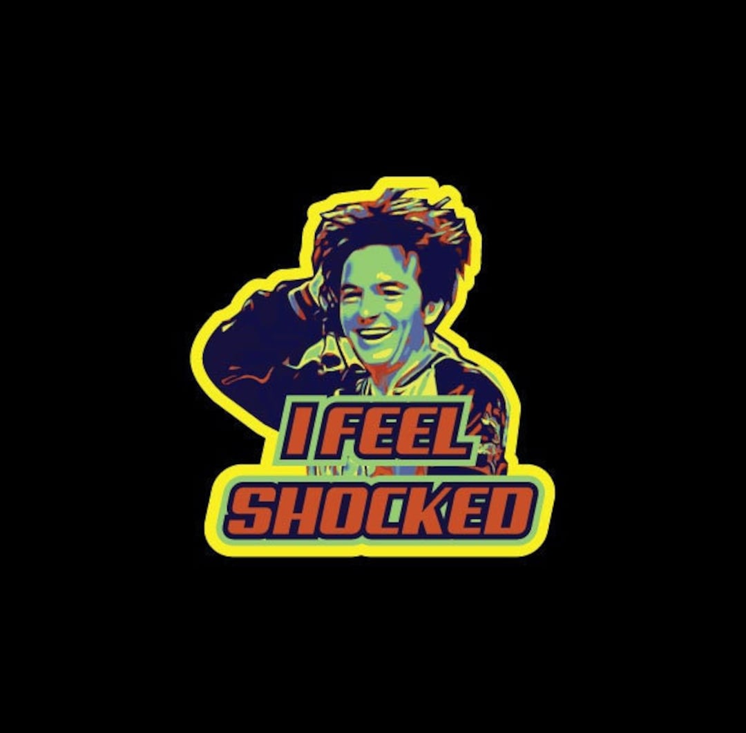 I Feel Shocked Dodgeball Sticker - Etsy