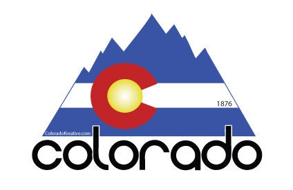 Colorado Sticker - Etsy