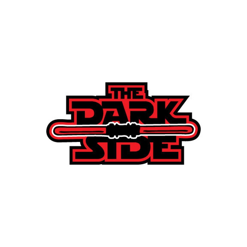 The Dark Side Sticker | Etsy