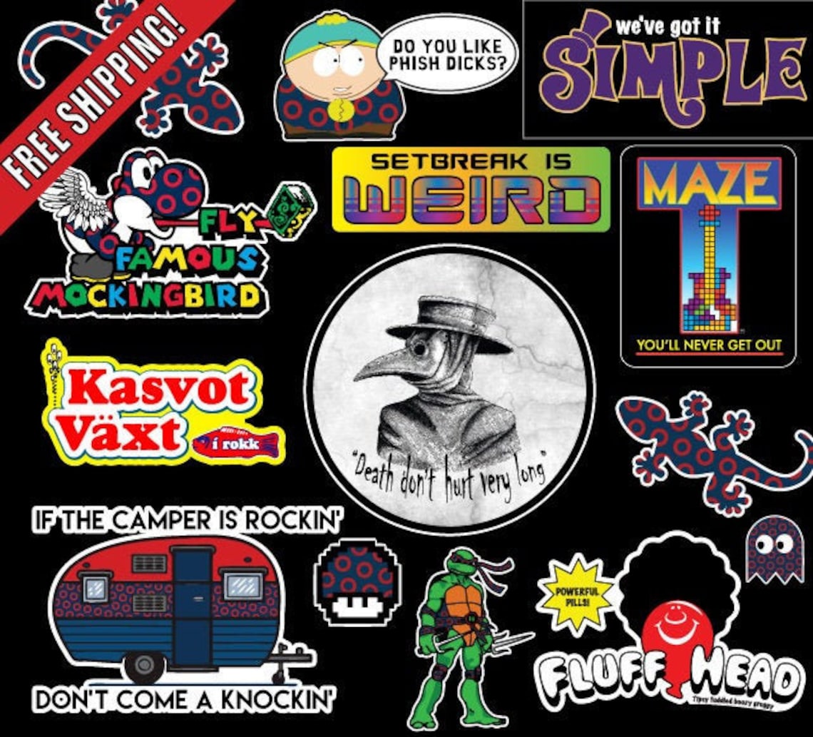 Sticker 5 Pack Any From Shop Your Pick - Etsy