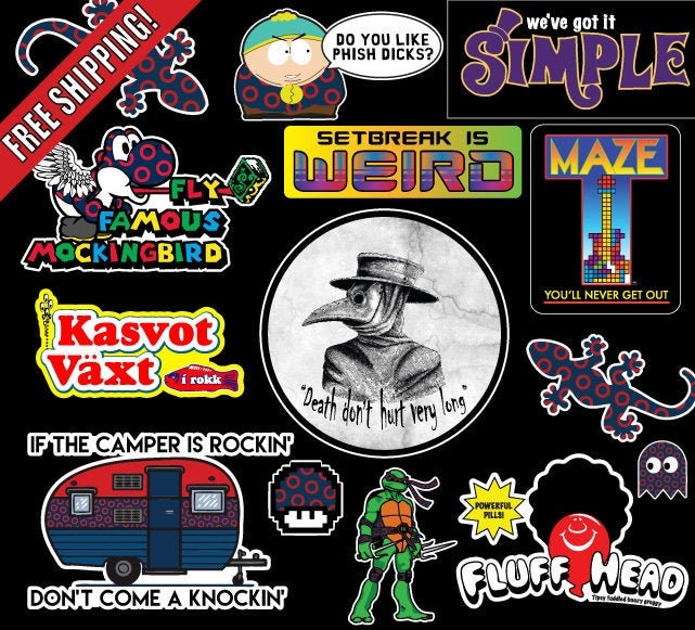 Sticker 5 Pack Any From Shop Your Pick - Etsy