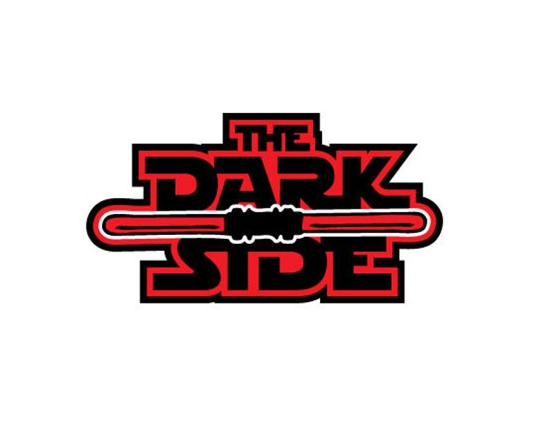 The Dark Side Sticker - Etsy