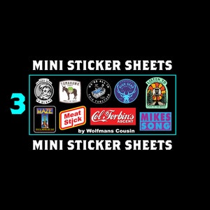 Mini Sticker Sheet- 3 OPTIONS - Etsy