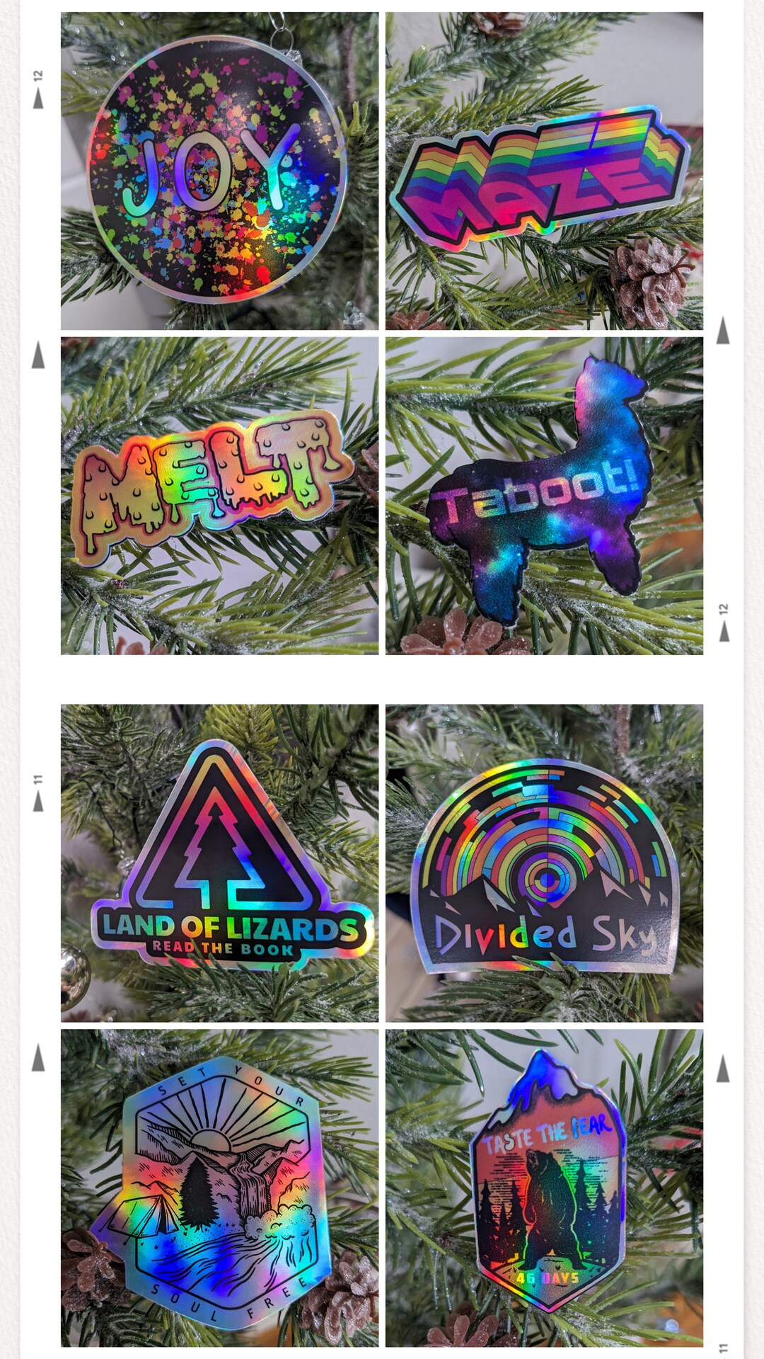 Mini Holographic Phish Sticker Pack - Etsy