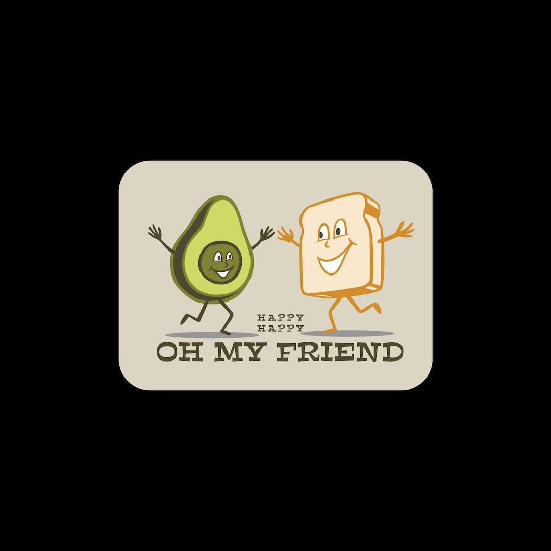 Phish Happy Happy Oh My Friend Sticker - Etsy