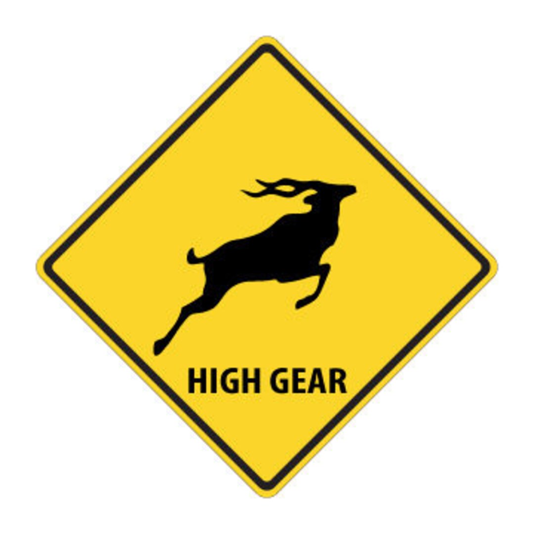High Gear Car Magnet - Etsy