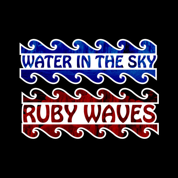 Phish Ruby Waves/Water in Sky Stickers 2 pack | Etsy