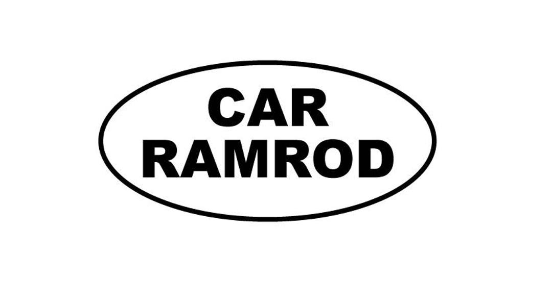 Car RAMROD Oval Sticker - Etsy