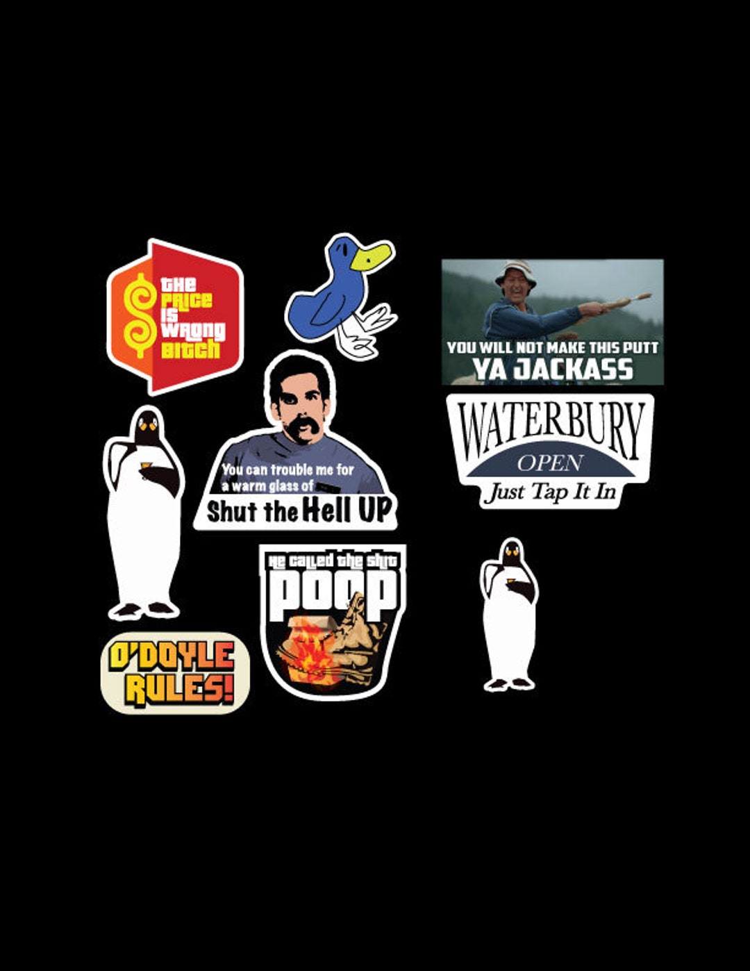 Billy Gilmore Sticker Pack - Etsy