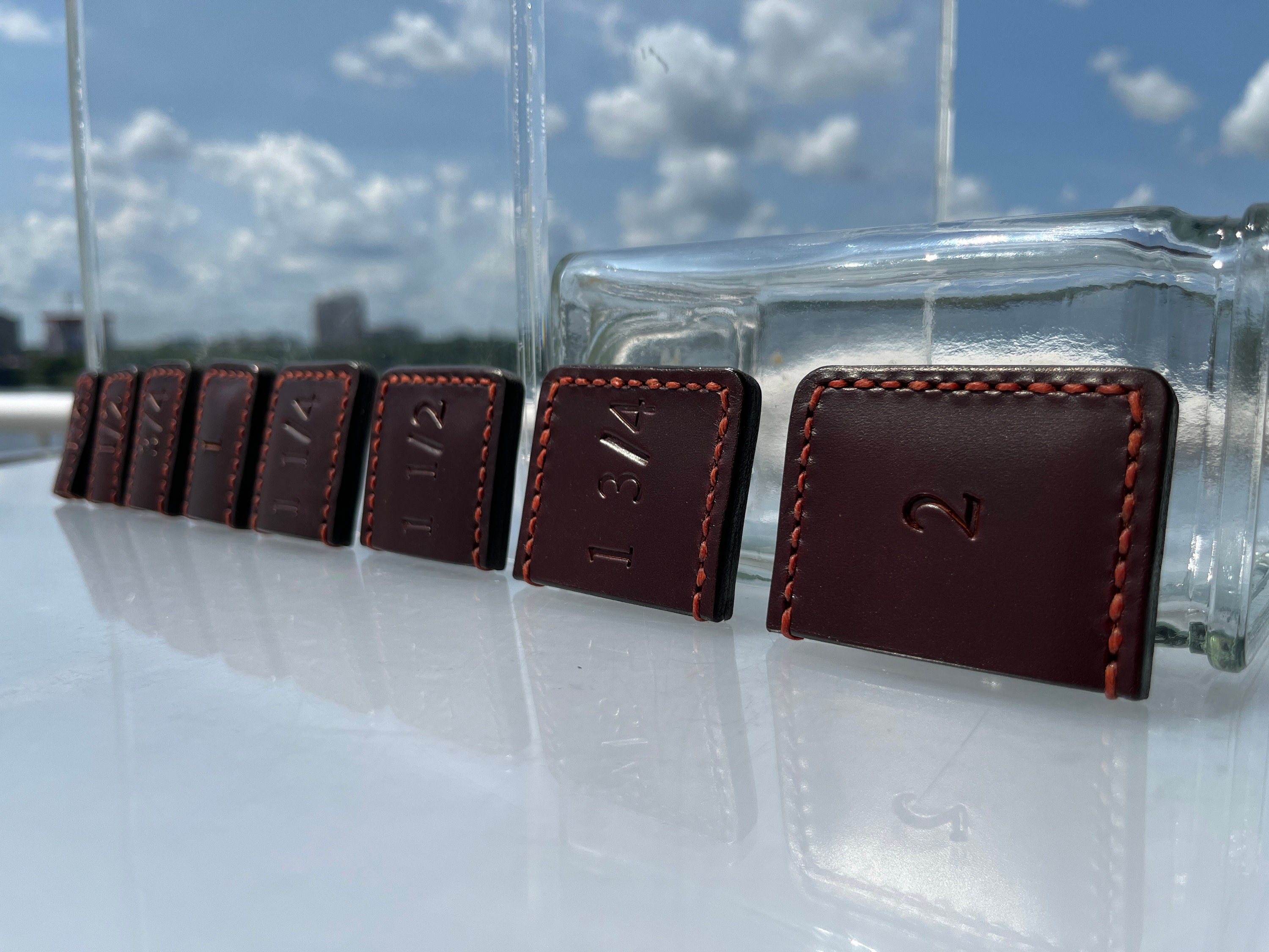 Dark Cherry Wood Heritage Leather Chisel Guards - Etsy