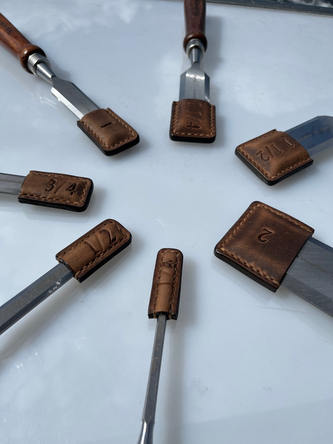 Mojave Desert Heritage Leather Chisel Guards - Etsy