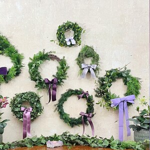 Satin Ribbon in Purple, Violet, Lilac, 100 Colours, 7 Different Widths ...