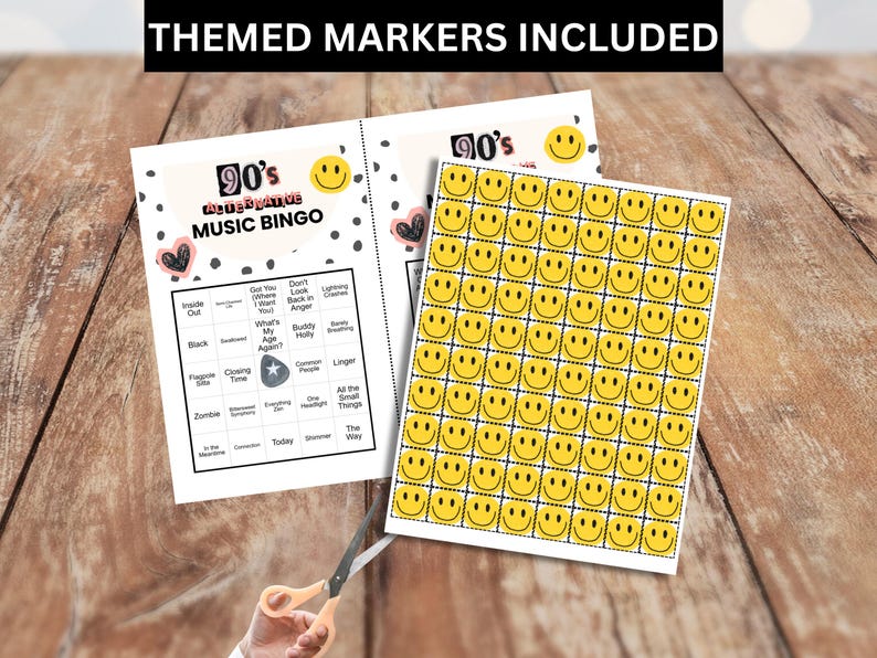 Music Bingo Cards With Your Own Playlist – Personalized for You - 100 ...