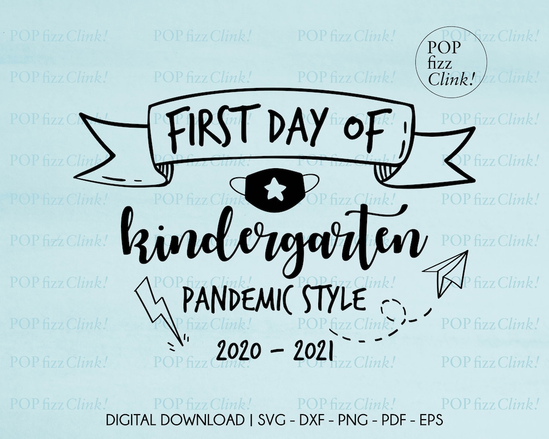 First Day of Kindergarten 2020 2021 Svg, Boys School Svg, Funny Back to ...
